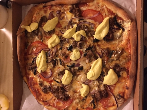 PIZZAKARTAN.SE » Pizzeria Bagdad » Oxfilé Pizza