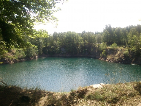 BADKARTAN.SE » Knivsåsens stenbrott (Dalby stenbrott) » Klart och fint ...