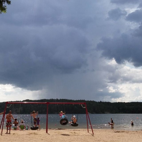 BADKARTAN.SE » Kaananbadet V, Mälaren » Bild från Kanaans Trädgårdscafé ...