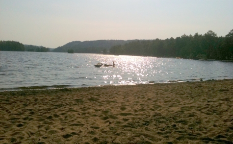 BADKARTAN.SE » Sandareds badplats, Viaredssjön » Sandared badplats