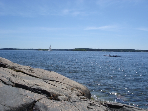 BADKARTAN.SE » Breviksbadet, Trälhavet » Utsikt över Trälhavet