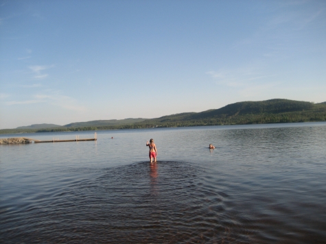 CAMPINGKARTAN.SE » Rätans Camping » Sommarbad i Rätanssjön