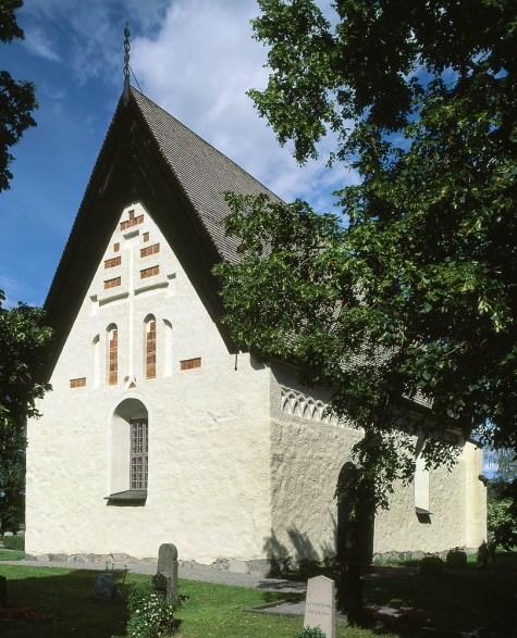 KYRKOKARTAN.SE » Fittja kyrka » Fittja kyrka, juli 1995. Foto: Åke ...