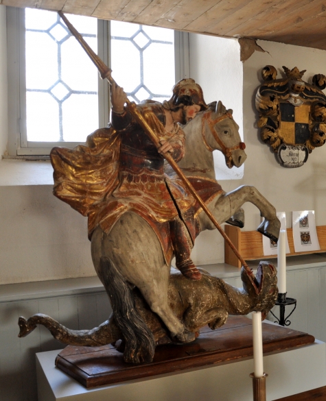 KYRKOKARTAN.SE » Östra Stenby kyrka » Sankt Göran dödar draken under ...