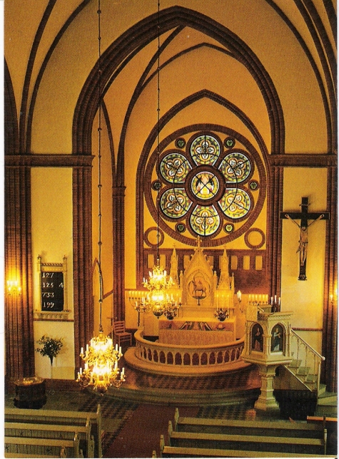 KYRKOKARTAN.SE » Bunkeflo kyrka » vykort från kyrkan