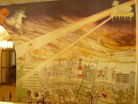 KYRKOKARTAN.SE » Munktorps kyrka » Del av muralmålningen från 1989-90 ...